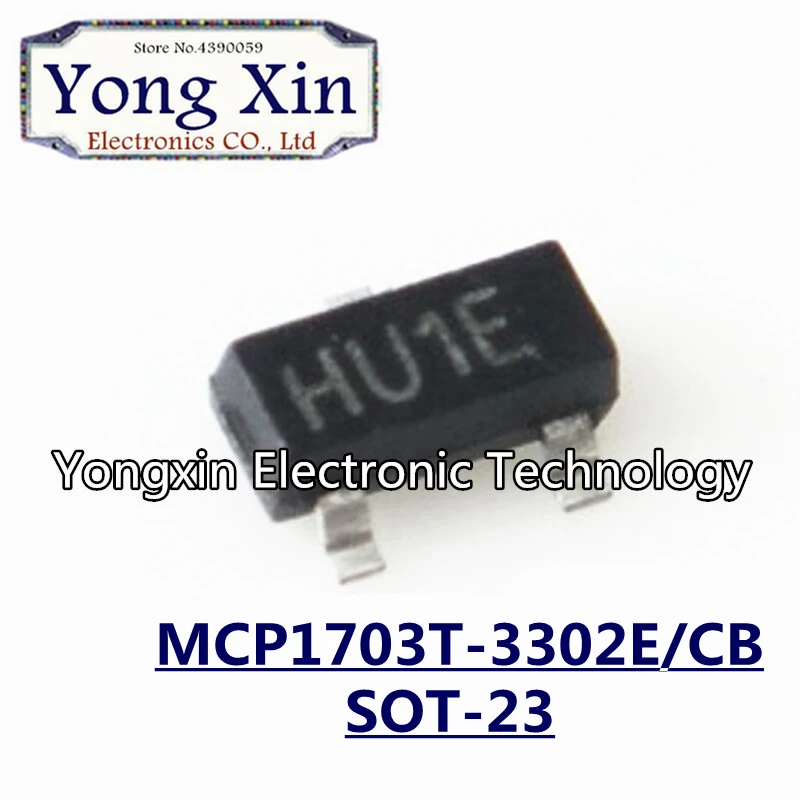 10 Uds MCP1703T 3302E/CB SOT 23 MCP1703 3,3 V SOT23 MCP1703T ...