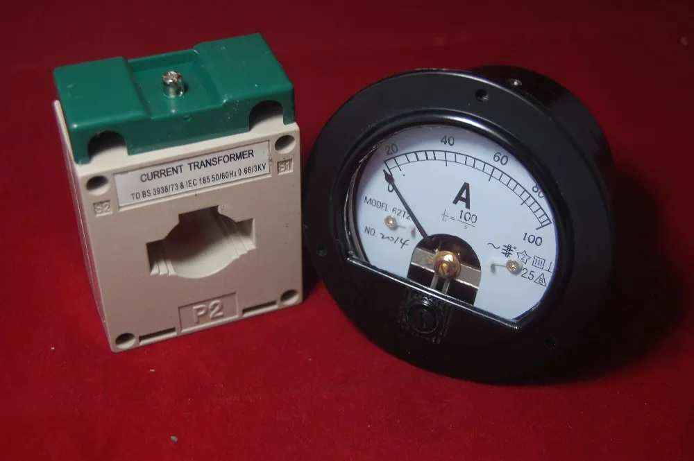 Buy 1pc Ac 100a Round Analog Ammeter Panel Amp Current
