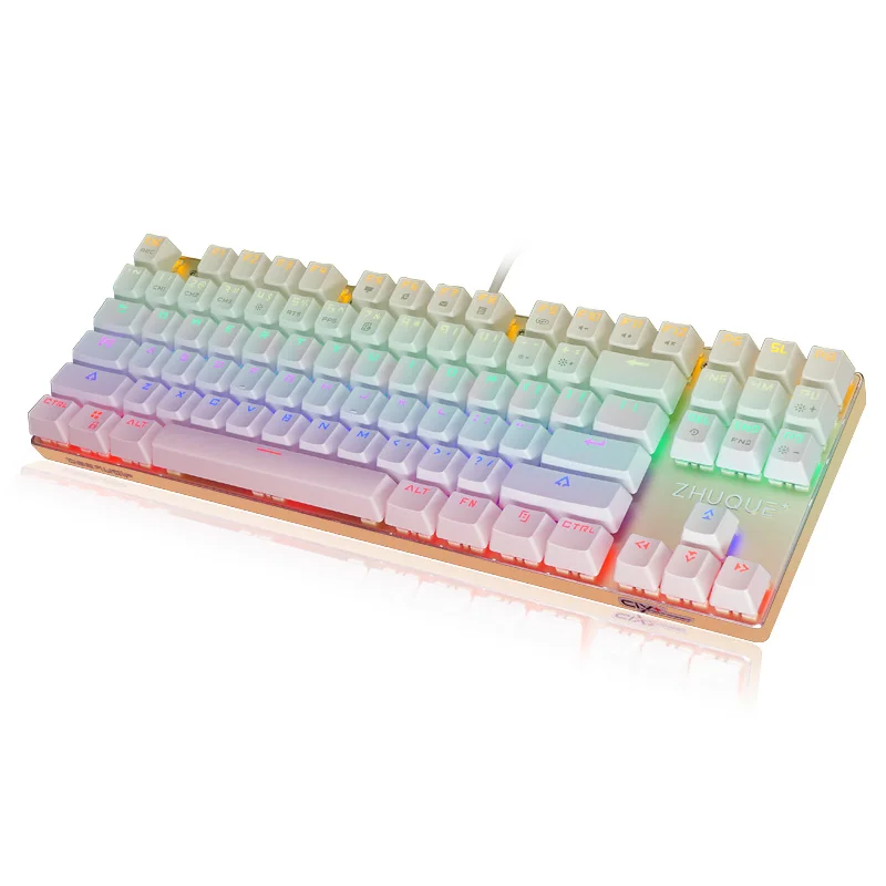 EQUIPE LOBO 87 Teclas de Teclado Mecânico Azul/Vermelho/Brown Mudar ...