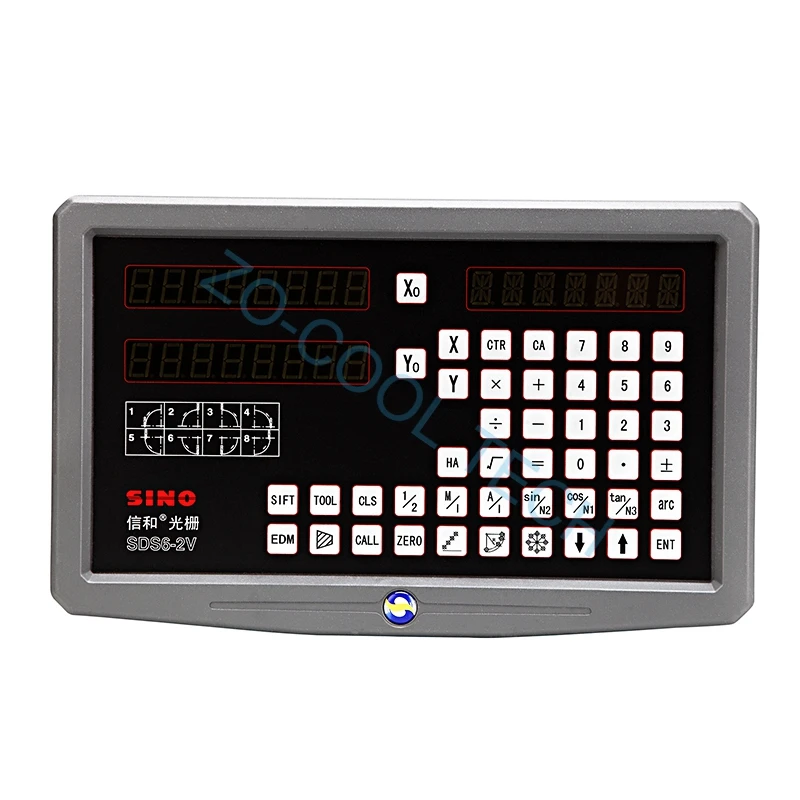 Atacado SINO DRO Leitura Digital DRO eixo Do Sistema com 2 SDS6 2V com escala de vidro óptico ...