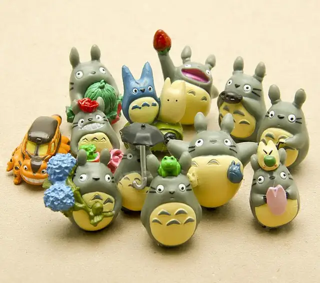 Best Price 12pcs/set Studio Ghibli Figure Hayao Miyazaki Totoro Garden ...