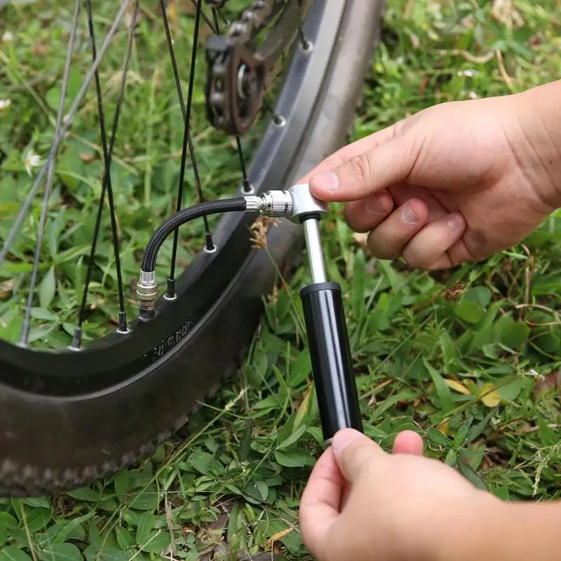Portable Mini Bicycle Pump Aluminum Alloy Cycling Hand Air Pump Bike ...