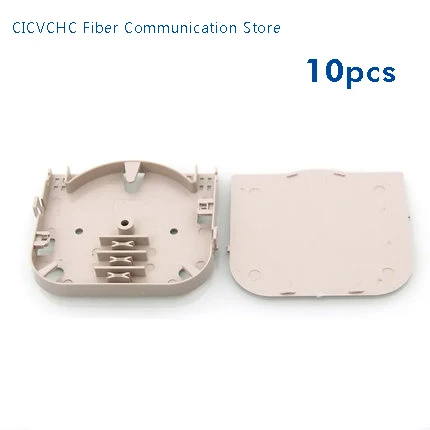 10pcs Small Fiber Splice Tray for 4 Cores fFiber/FTTH Fiber Optics Cassette