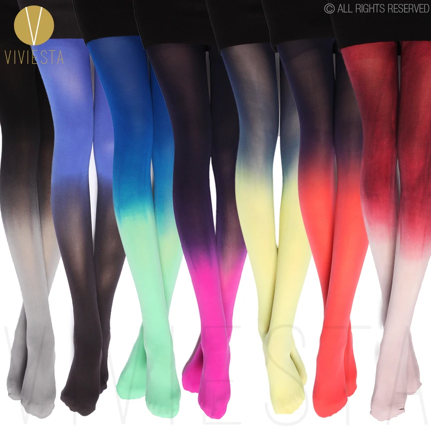 Buy Dip Dyed Gradient Opaque Tights 120d Womens Girls