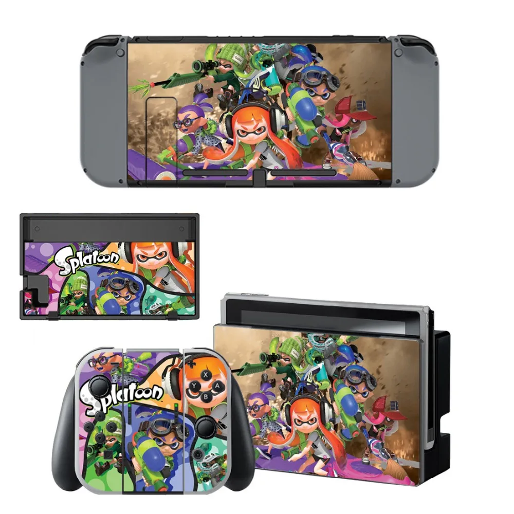 Splatoon 2 Skin Sticker for Nintendo Switch Console Controller Dock ...