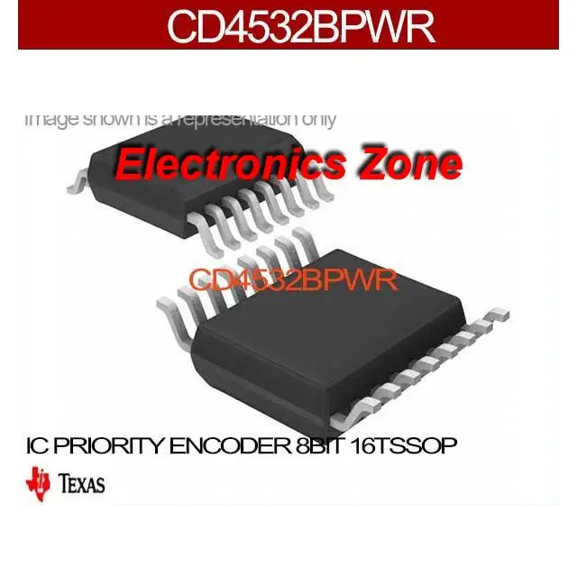 Cd4532bpwr IC codificador de prioridad 8BIT 16TSSOP CD4532BPWR 4532 ...