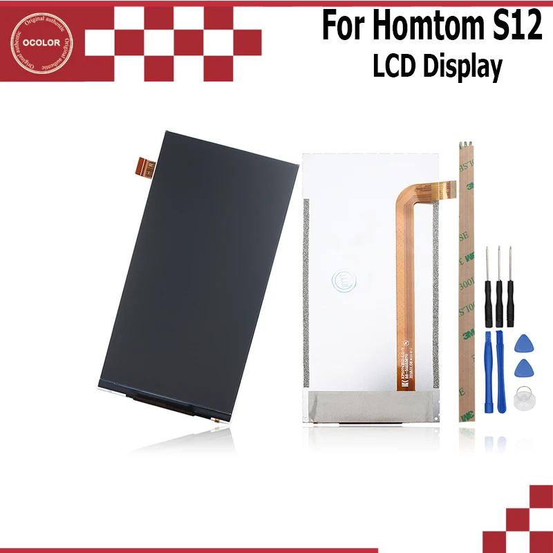 ocolor For Homtom S12 LCD Display Screen 5.0 Inch Smartphone Accessories For Homtom S12 Mobile ...