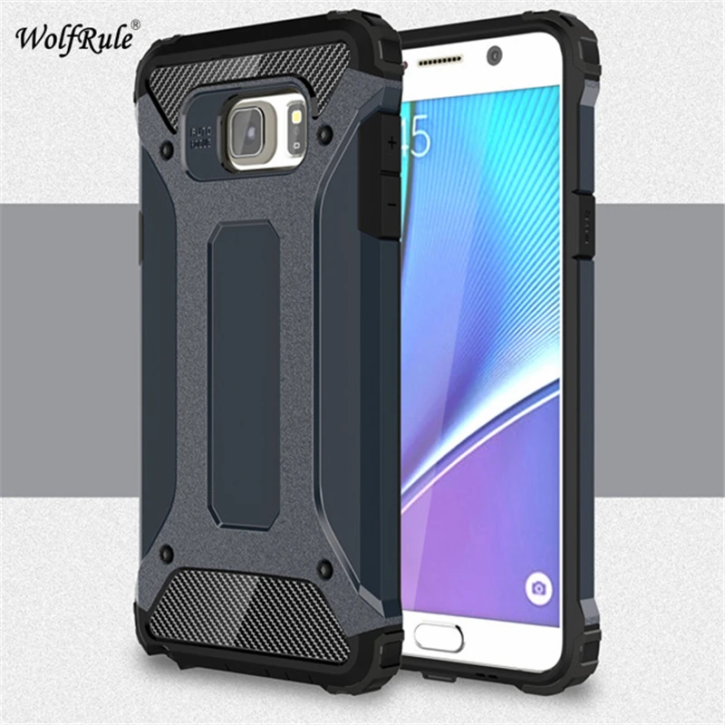 Wolfrule For Case Samsung Galaxy Note 5 Anti-knock Silicone + Plastic ...