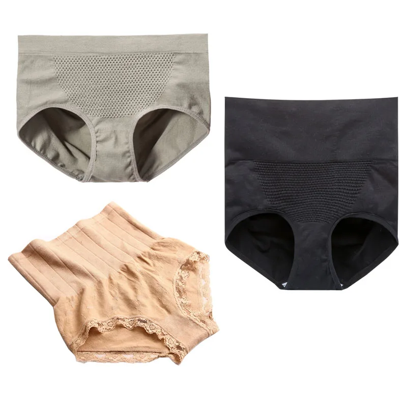 LANGSHA 3Pcs/lot High Waist Sexy Padded Shapers Seamless Control ...