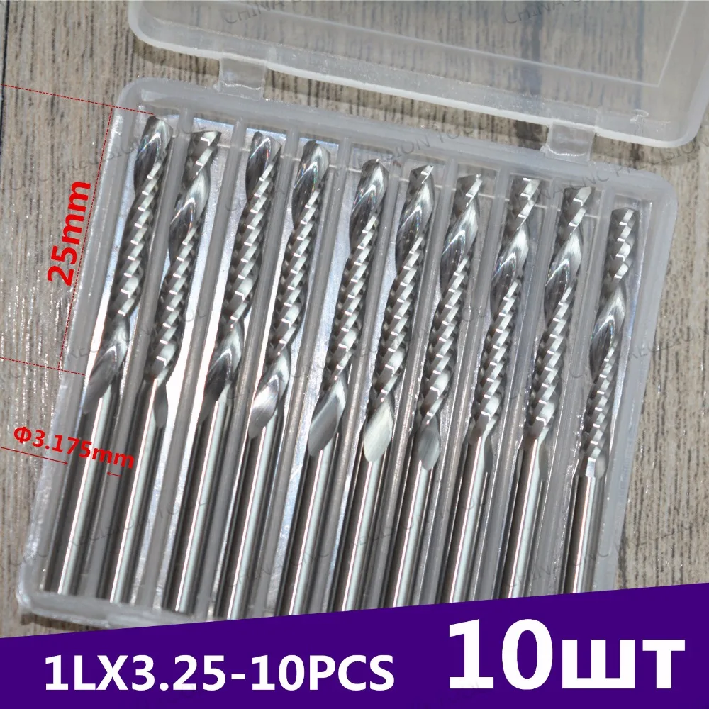3.175mm*25mm,Free shipping CNC solid carbide tungsten end mill ...