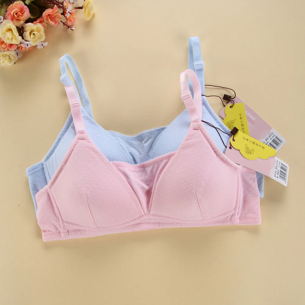 High Quality Young Girl Bra Cotton Kids Underwear Training Bra ...