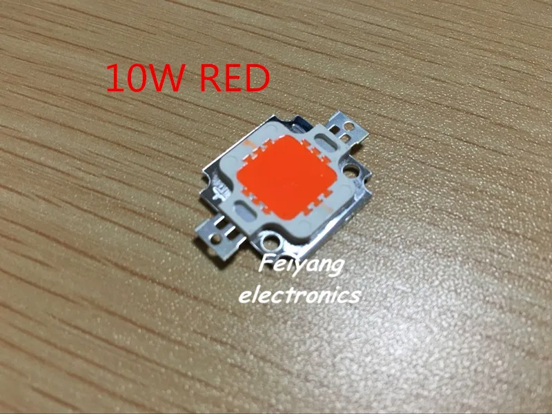 20pcs 10W LED chip Integrated High power 10w LED Beads 10W Red Led chip ...