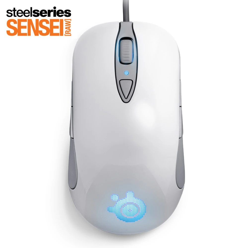 Orignal SteelSeries Sensei RAW Frosty Blue Fashion Wired Gaming Mouse ...