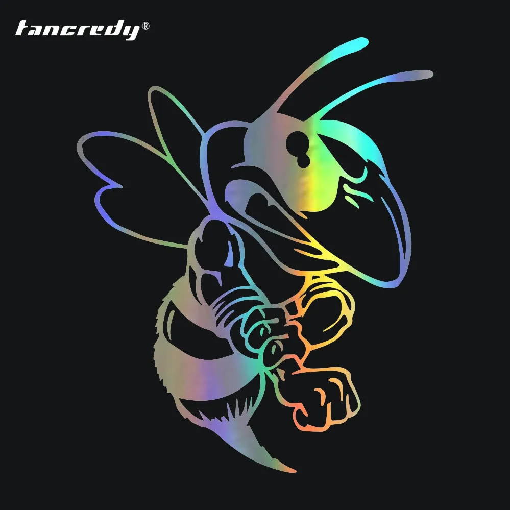 Tancredy Car Stickers and Decals Angry Bee Stickers For Car Bumper ...