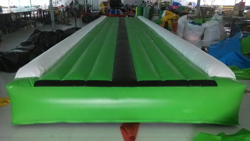 2014 popular inflatable air tumble track wit pum free shipping ...