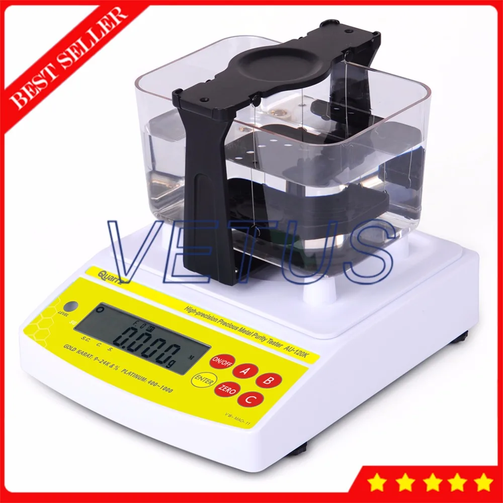 Au-120k 0.001g/cm3 Digital Precious Metal Analyzer For Gold Platinum ...