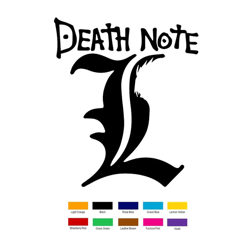 Other Printing & Graphic Arts Business & Industrial L Death Note Decal ...