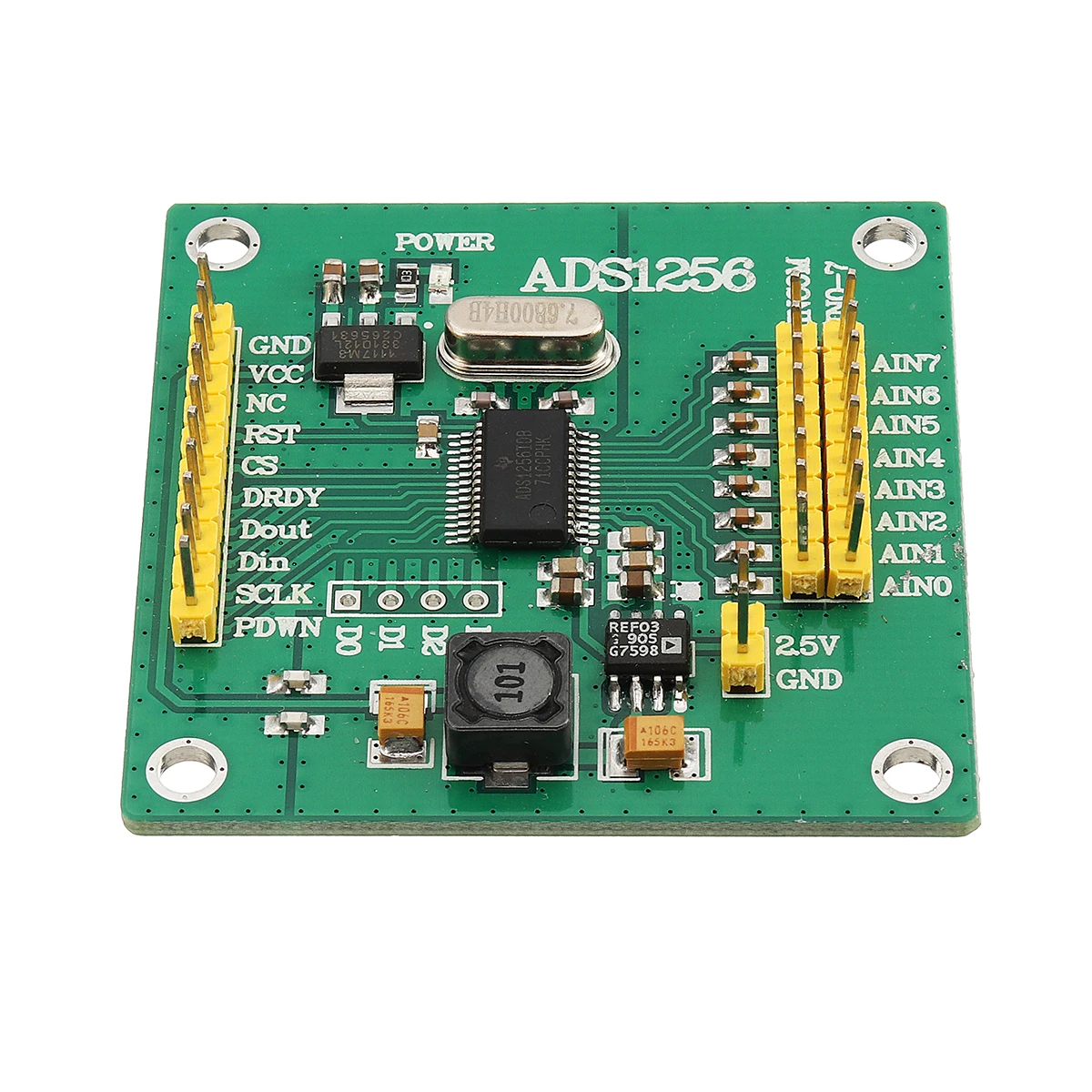 1pcs ADS1256 Module 24 Bit 8 channel ADC AD Module High precision ADC ... 1pcs ADS1256 Module 24 Bit 8 channel ADC AD Module High precision ADC ...