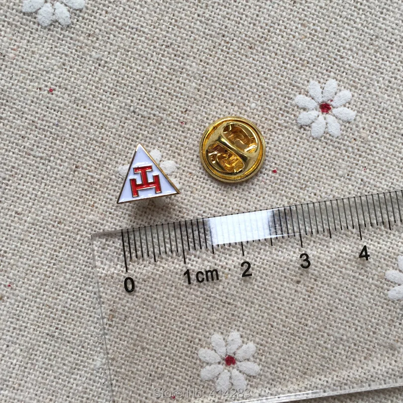 2pc11mm Small York Rite Triple Tau Triangle Free Masons Gift for Fellow ...