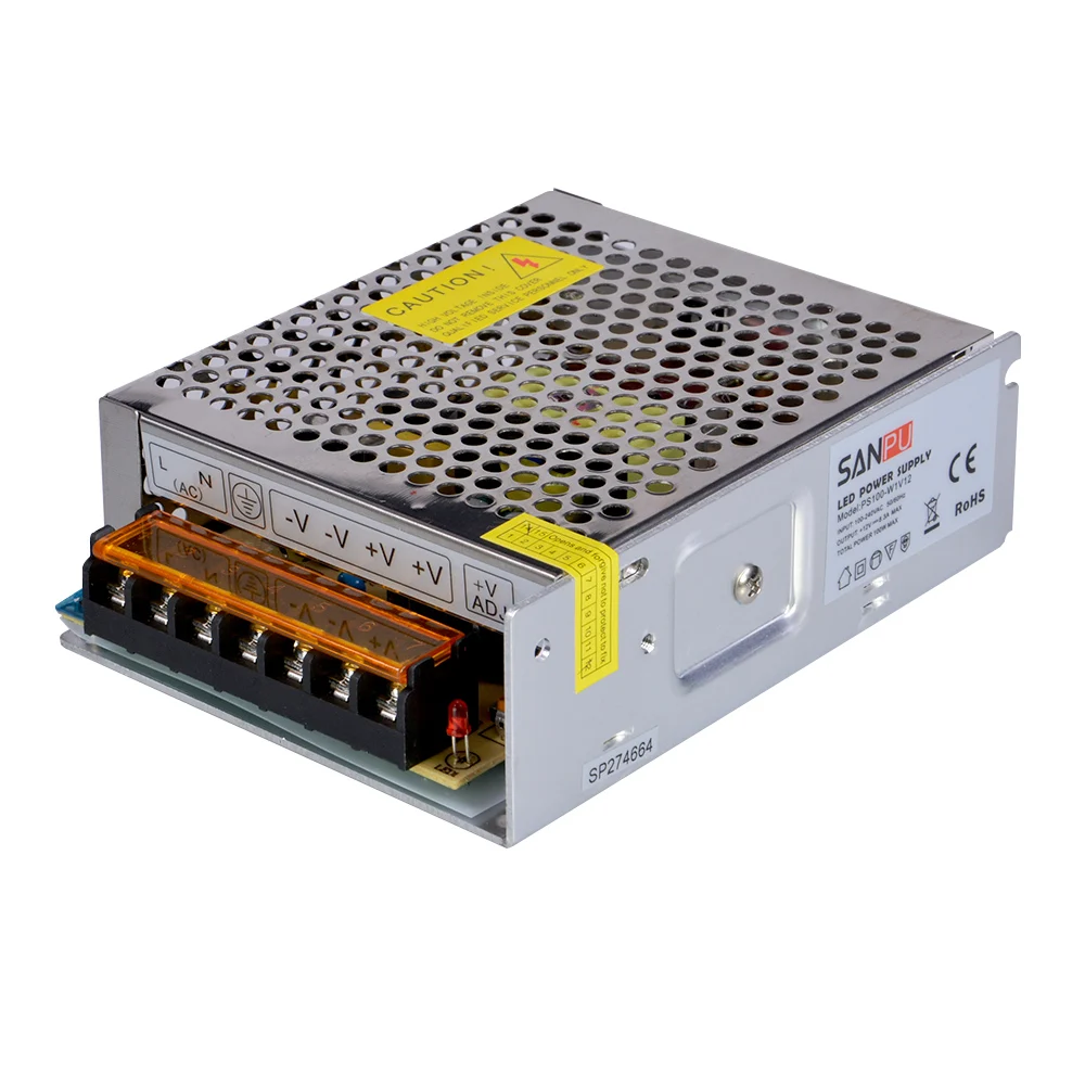 100W Switching Led Power Supply 100~240V AC Input 12V Output|12v output ...