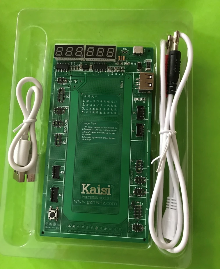 K 9201 Professional Battery Activation Board Plate Charging Cable Jig ...