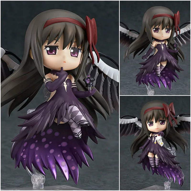Cute 4" Nendoroid Anime Ultimate Madoka Magical Girl Puella Magi Akemi ...