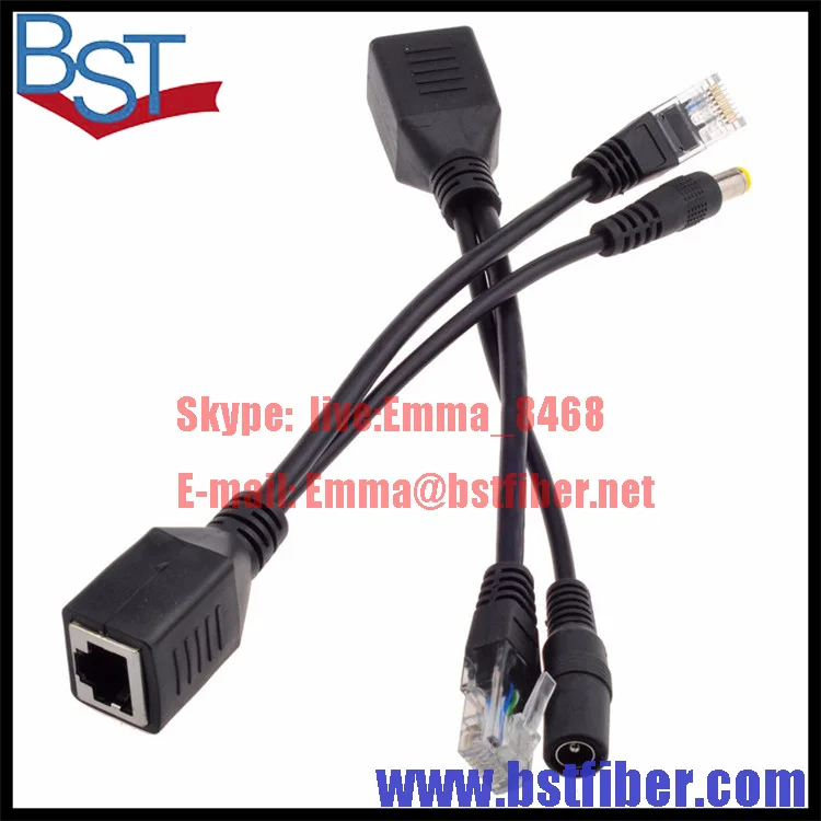 POE Adapter Tape cable Over Ethernet Adapter Cable POE Splitter ...