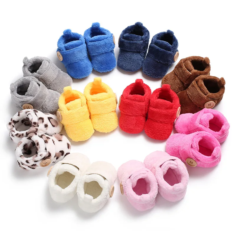 New Born Baby Shoes For Boy And Girls Newborn Bootie Winter Warm Infant ...