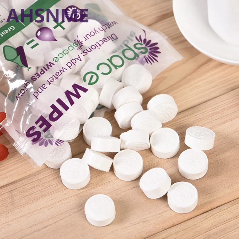 Ahsnme 500pcs Compressed Towel 22*24cm Outdoor Travel Disposable Towel ...