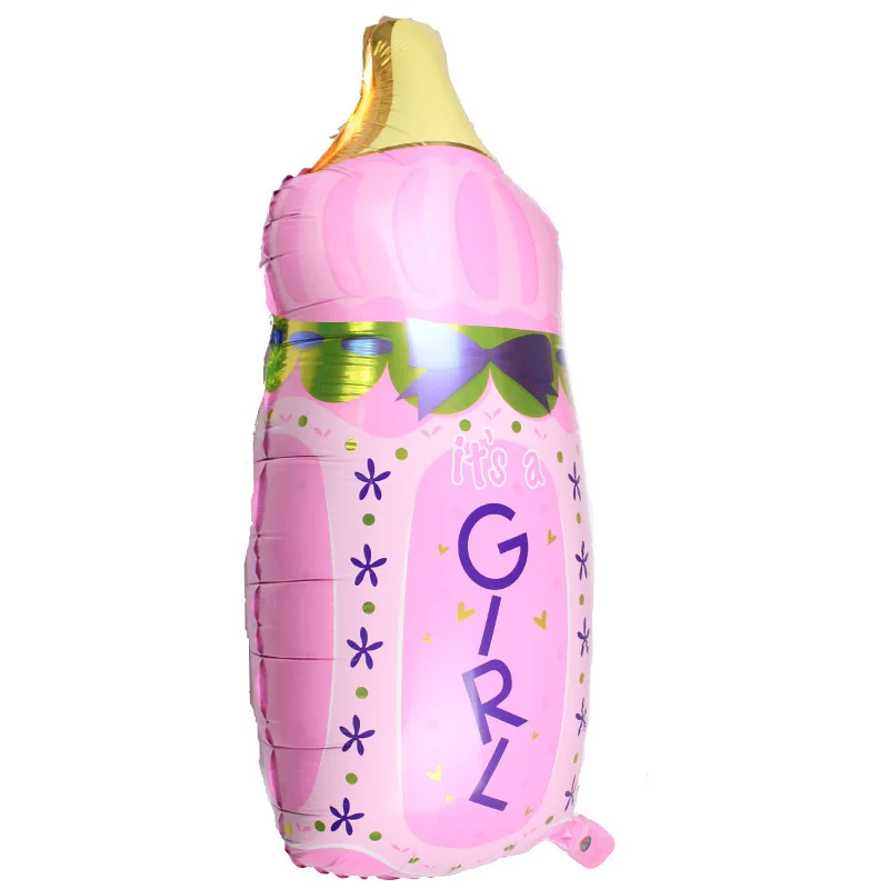 44*82cm milk bottle balloon baby girl foil 1st birthday balloon ...