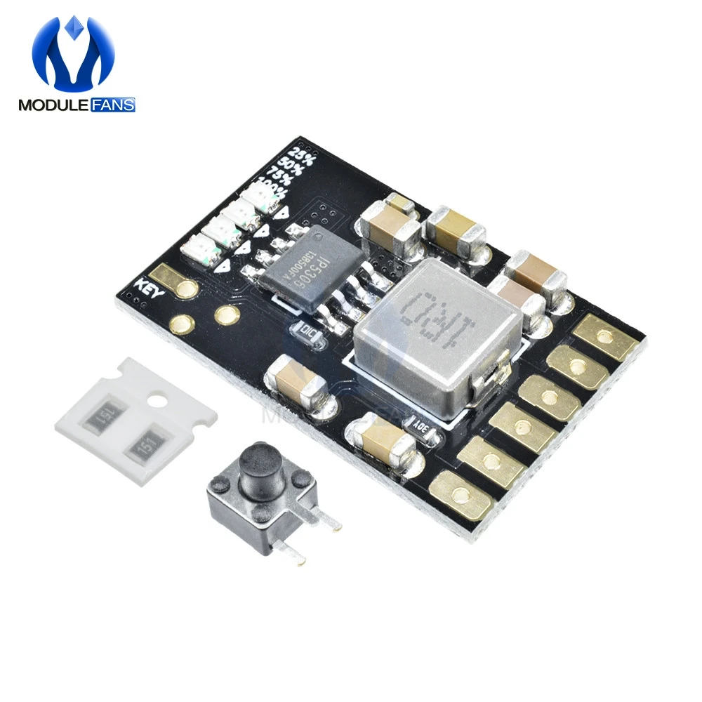 2A 5V Charge Discharge Integrated 3.7V 4.2V Lithium Battery Boost ...