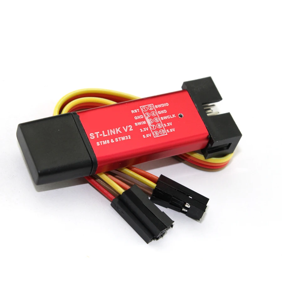 St Link Stlink St Link V2 Mini Stm8 Stm32 Simulator Download Programmer Programming With Cover