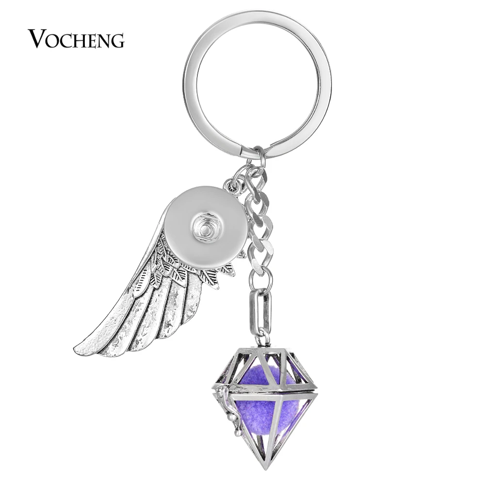 10pcs/lot Wholesale Angel Locket Key Chain Snap Jewelry Stainless Steel ...