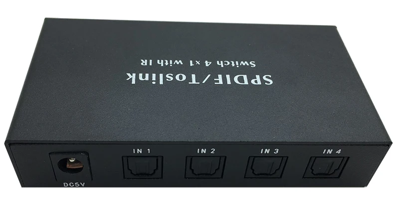 Audio Switch Switcher 4 Port 4x1 4 In 1 Out SPDIF orToslink Digital ...