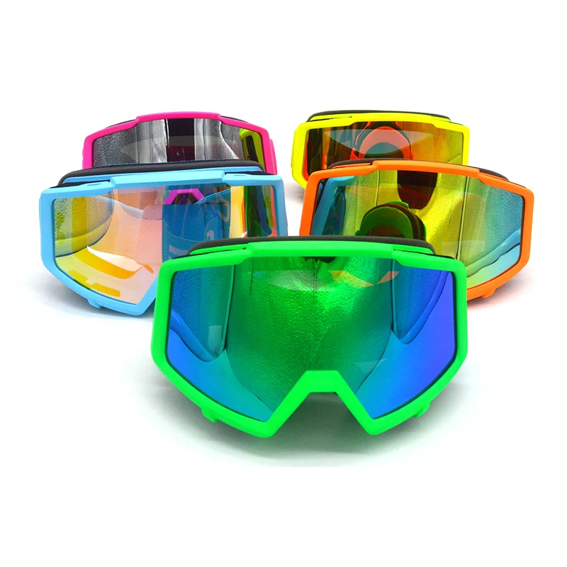 Evomosa Goggles Downhill Motorcross Goggles Off Road Glasses Motorcycle Eyewear Anti Uv Rainbow