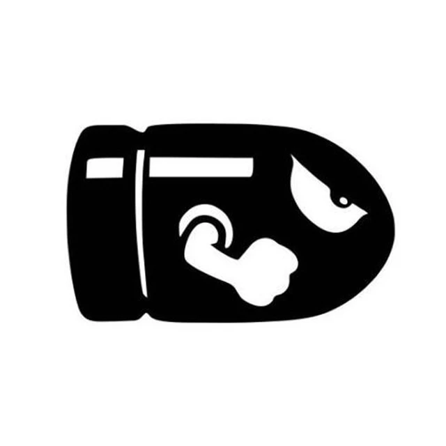 Mario Bullet Stencil