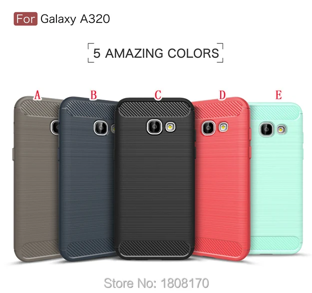 Brush Hybrid Carbon Fiber Armor Case For Samsung Galaxy 2017 A7 A3 A320 ...