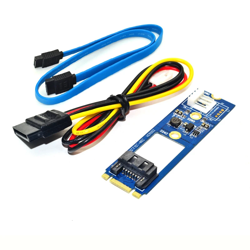 M.2 7 Pin Sata Iii 3 7pin Sata3.0 Kabel Ssd Adapter Converter Board ...