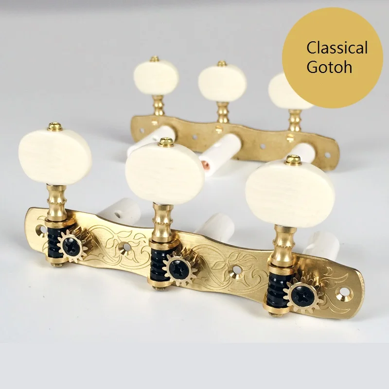 Classical Gotoh Tuner 35G-1800-2M for Classical Guitar Lyre Machine Heads