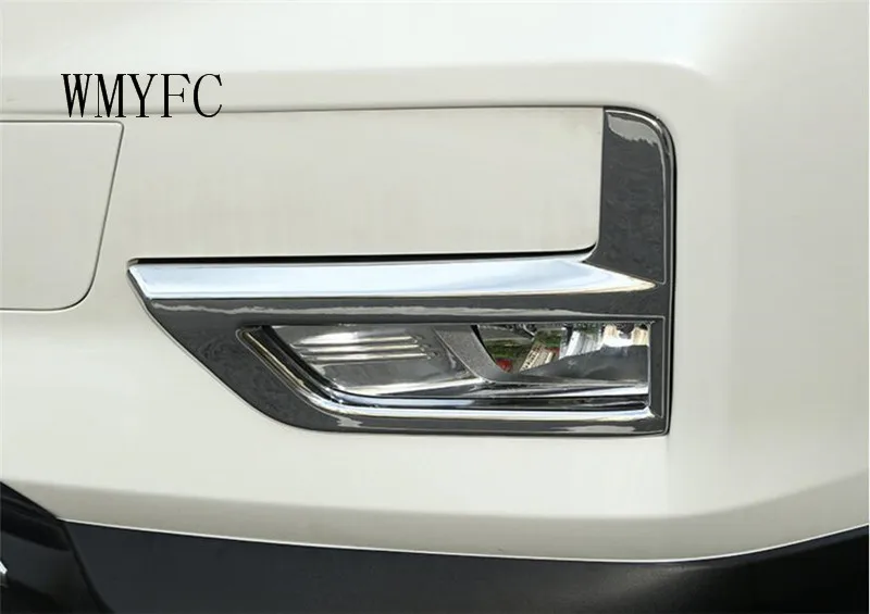 ABS Chrome Front + Rear Fog Light Lamp Cover For Nissan Rogue X-Trail ...