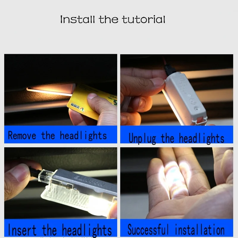 2X LED Car Door Warning Welcome Logo Light Projector Lamp For BMW Mini ...