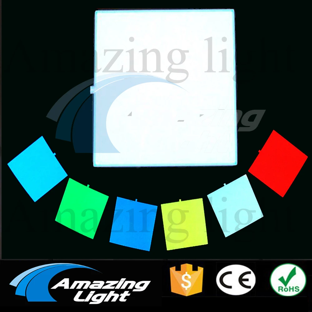 10X10CM EL Backlight Electroluminescent Panel El Foil Lighting Paper ...