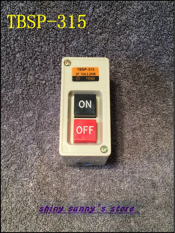 1pcs Tbsp-315 (cbsp-315) 3p Power Pushbutton Switch 15a 2.2kw Brand New ...