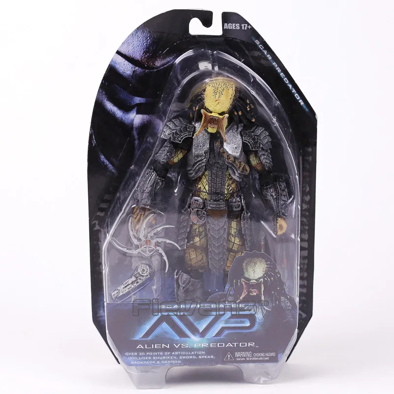 Big SALE NECA AVP Alien vs. Predator Chopper Celtic Scar Predator PVC ...