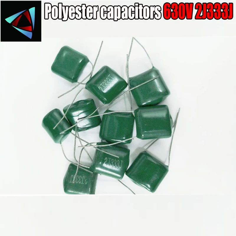 10pcs Polyester poly Film Capacitors 2J333J 630V 0.033UF 33NF-in ...