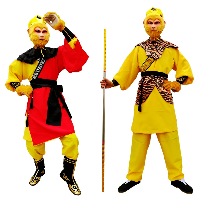 without stick Monkey King costume The journey to the West costume Sun ...