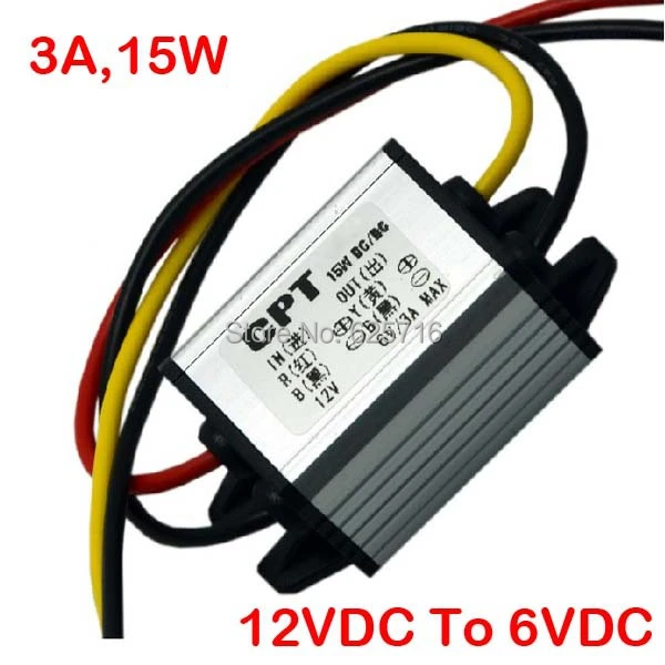 12V to 6V Converter, 12V to 6V voltage regulator, 12VDC step down to ...