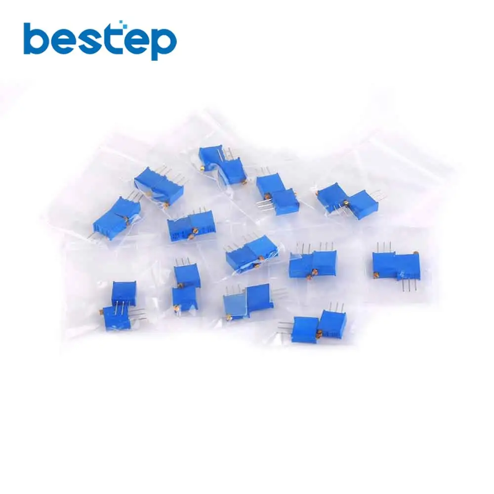 3296w Vr Variable Resistor 100r-1m,13 Valuesx2pcs=26pcs,vr Variable ...