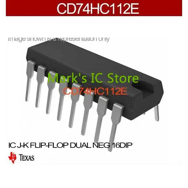 CD74HC112E IC J K FLIP FLOP DUAL NEG 16DIP CD74HC11 74HC1 CD74HC 74HC11 ...
