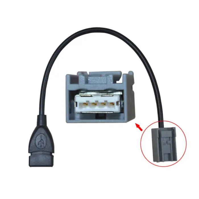 2020 Car USB Cable Audio Adapter For Honda CRV Accord Civic Jazz ...